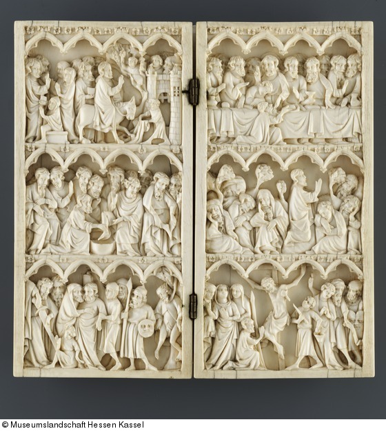 Diptychon mit Szenen der Passion Christi - Objektdatenbank von Hessen Kassel Heritage